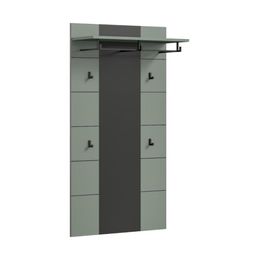 ebuy24 Wandgarderobe Canu Staubgr&uuml;n 141 x 29 cm | Gr.: onesize