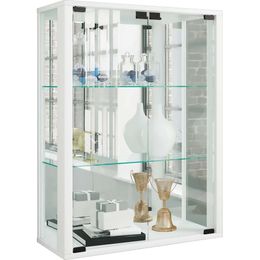 ebuy24 Vitrinenschrank Udina 7 Wei&szlig; 60 x 25 cm | Gr.: onesize
