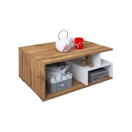 ebuy24 Couchtisch Sulas 3 Wei&szlig; 80 x 50 cm | Gr.: onesize