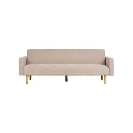 ebuy24 Schlafsofa Kells Sandfarbe 78 x 208 cm | Gr.: onesize