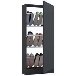 ebuy24 Schuhschrank Fulisa Anthrazit 50 x 17 cm | Gr.: onesize