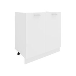 ebuy24 K&uuml;chenunterschrank Esilo Wei&szlig; 80 x 46 cm | Gr.: onesize