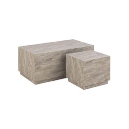 ebuy24 Couchtisch Dice Grau 100 x 60 cm | Gr.: onesize