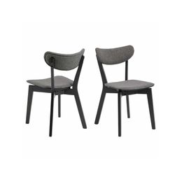 ebuy24 Esszimmerstuhl Roxby Grau 2er Set | Gr.: onesize