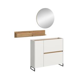 ebuy24 Garderobenm&ouml;bel Drive Wei&szlig; 197 x 32 cm | Gr.: onesize