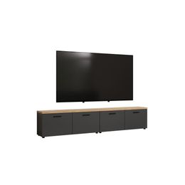 ebuy24 TV Baggio Antrazit 240 x 40 cm | Gr.: onesize