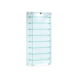 ebuy24 Vitrinenschrank BenilaXL T&uuml;ren Wei&szlig; 83 x 17 cm | Gr.: onesize