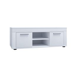 ebuy24 TV UsiloL T&uuml;ren Wei&szlig; 102 x 45 cm | Gr.: onesize