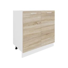 ebuy24 K&uuml;chenunterschrank Esilo Wei&szlig; 80 x 46 cm | Gr.: onesize