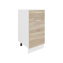 ebuy24 K&uuml;chenunterschrank Esilo Wei&szlig; 40 x 46 cm | Gr.: onesize