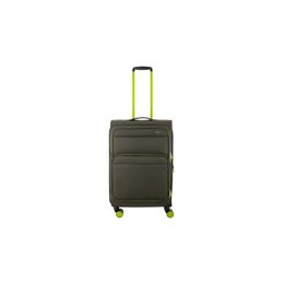 Franky Koffer Gr. M Reisegep&auml;ck T27-B Spinner 65er in olive/green | Gr.: onesize