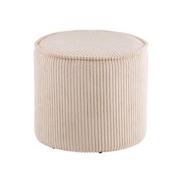 ebuy24 Pouf Liv Beige 40 x 40 cm | Gr.: onesize