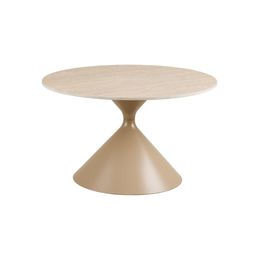 ebuy24 Couchtisch Elin Sandfarben 70 x 70 cm | Gr.: onesize