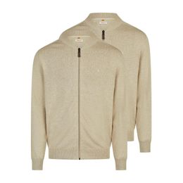 Redmond Strickjacke Basic in Beige | Gr.: XXL