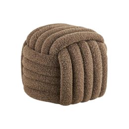 ebuy24 Pouf Mette Braun 48 x 48 cm | Gr.: onesize