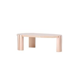 ebuy24 Couchtisch Kres Goldfarben 71 x 125 cm | Gr.: onesize