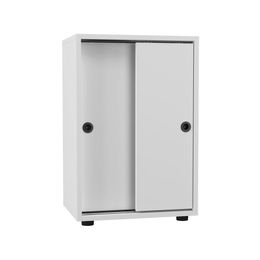 ebuy24 B&uuml;roschrank Ulas2ST wei&szlig; Wei&szlig; 49 x 38 cm | Gr.: onesize