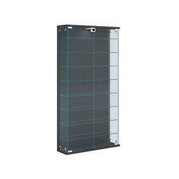 ebuy24 Vitrinenschrank RelasL T&uuml;ren Anthrazit 59 x 17 cm | Gr.: onesize
