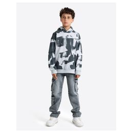 SOLANG Sweatshirt in Hellgrau Weiss | Gr.: 146
