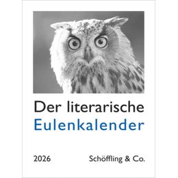 Sch&ouml;ffling & Co. Kalender - Der literarische Eulenkalender 2026 | Gr.: onesize
