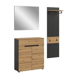 ebuy24 Garderobenm&ouml;bel Canu Eiche 140 x 37 cm | Gr.: onesize