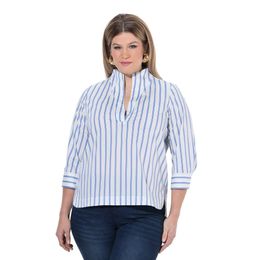 Ulla Popken Bluse in royalblau | Gr.: 46-48
