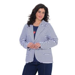 Ulla Popken Blazer in tintenblau | Gr.: 46-48
