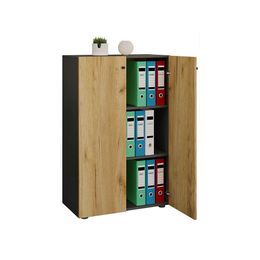 ebuy24 B&uuml;roschrank LonaXLDT anthrazit Anthrazit 70 x 39 cm | Gr.: onesize