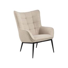 ebuy24 Sessel Redding Beige 77 x 91 cm | Gr.: onesize