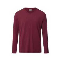 Hanro Longsleeve Casuals in carbernet melange | Gr.: M