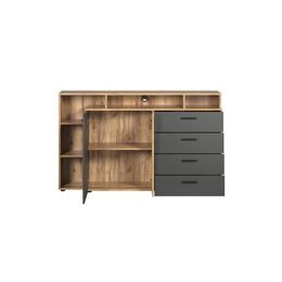 ebuy24 Sideboard Esteban Antrazit 168 x 38 cm | Gr.: onesize