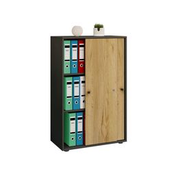 ebuy24 B&uuml;roschrank LonaXLST anthrazit Anthrazit 70 x 37 cm | Gr.: onesize