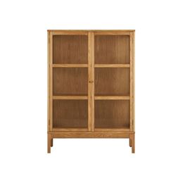 ebuy24 Vitrinenschrank Vigga Eiche 90 x 40 cm | Gr.: onesize