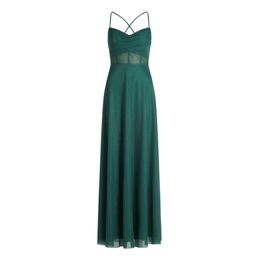 Vera Mont Abendkleid im Glitzer-Look in Green/Silver | Gr.: 38