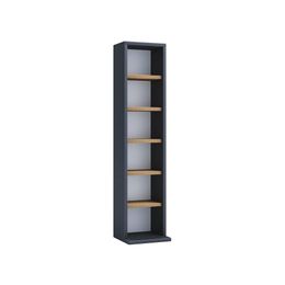 ebuy24 Regal Elementa Eiche Anthrazit 21 x 20 cm | Gr.: onesize