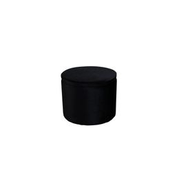 ebuy24 Hocker Dunken Schwarz 51 x 51 cm | Gr.: onesize