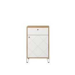 ebuy24 Sideboard Grafico Wei&szlig; 63 x 40 cm | Gr.: onesize