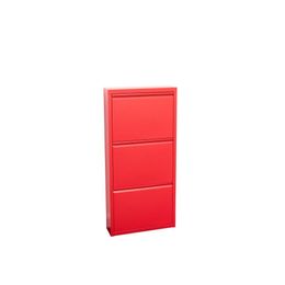 ebuy24 Schuhschrank Pisa 1 Rot 50 x 16 cm | Gr.: onesize