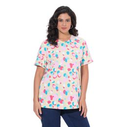 Ulla Popken Shirt in blassgelb | Gr.: 50-52