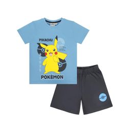 Pok&eacute;mon Pok&eacute;mon Pokemon Pyjama mit Pikachu Design in gr&uuml;n | Gr.: 134