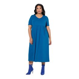 Ulla Popken Kleid in petrol | Gr.: 42-44