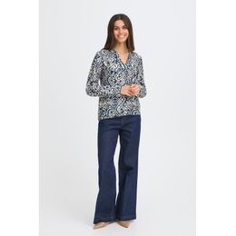 Fransa Langarm FRARIANA Box fit in ART LINES NAVY | Gr.: L