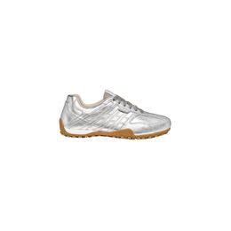 Geox Sneakers Low D Snake Original in silberfarben | Gr.: 40