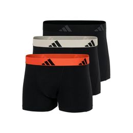 Adidas 3er Pack Trunk Active Flex Cotton in Schwarz | Gr.: L