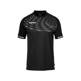 Kempa Trainings-T-Shirt WAVE 26 in schwarz/anthra | Gr.: L