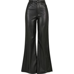 Urban Classics Trousers - Leather - Faux Leather in black | Gr.: 27