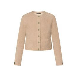 Betty Barclay Strick-Cardigan mit aufgesetzten Taschen in Natural | Gr.: 36