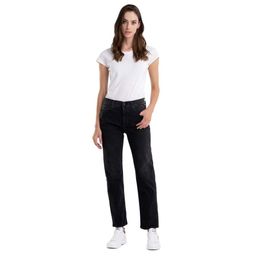 Replay Jeans MAIJKE STRAIGHT regular/straight in Schwarz | Gr.: W25/L30