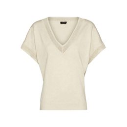 Laura Scott Kurzarmpullover in beige | Gr.: 36-38