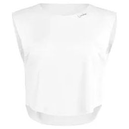 Crop-Top WINSHAPE "AET115LS", Damen, Gr. XS, wei&szlig; (ivory), 85% Polyester, 15% Elasthan, R&uuml;ckenausschnitt, Tops, Functional Soft and Light
